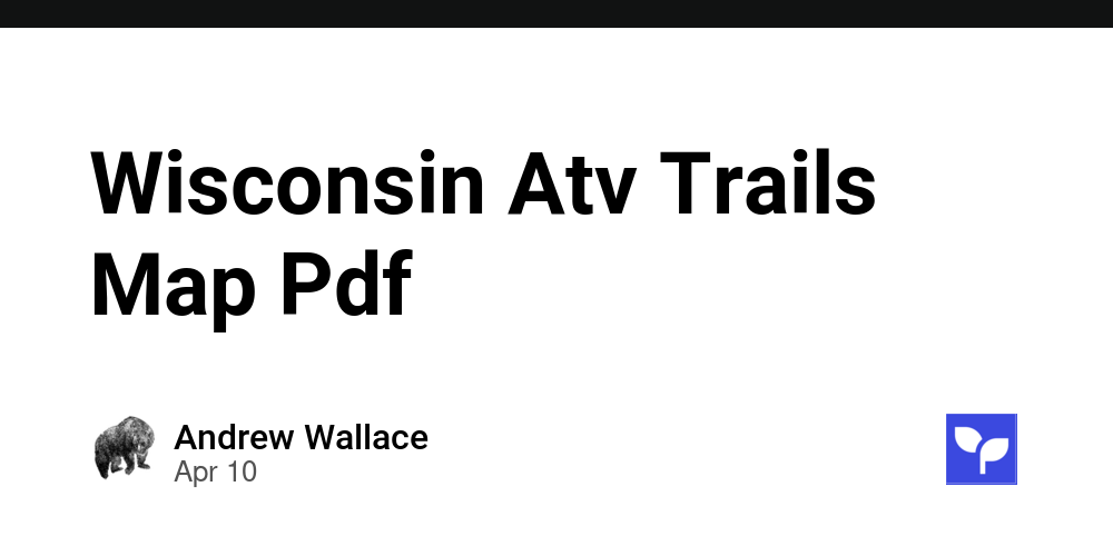 Wisconsin Atv Trails Map Pdf - Goglides Dev 🌱