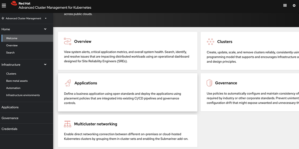 Redhat Advanced Cluster Management (RHACM)-Manage your applications and ...