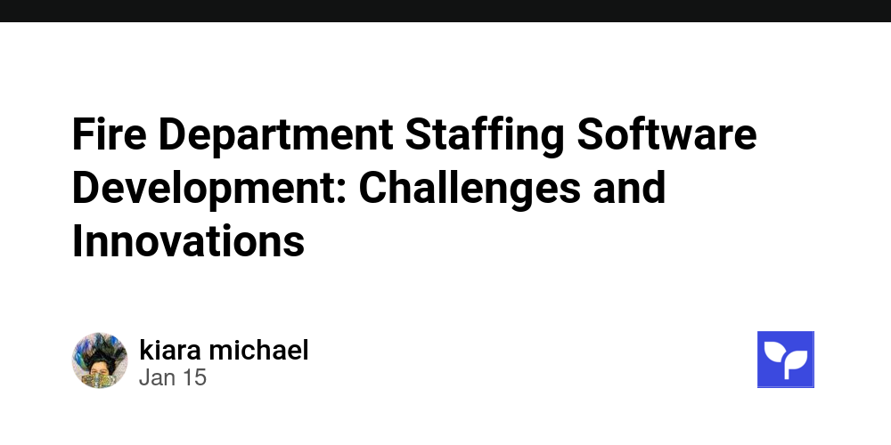 Fire Department Staffing Software Development: Challenges and Innovations - Goglides Dev 🌱