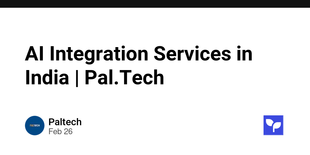 AI Integration Services in India | Pal.Tech - Goglides Dev 🌱