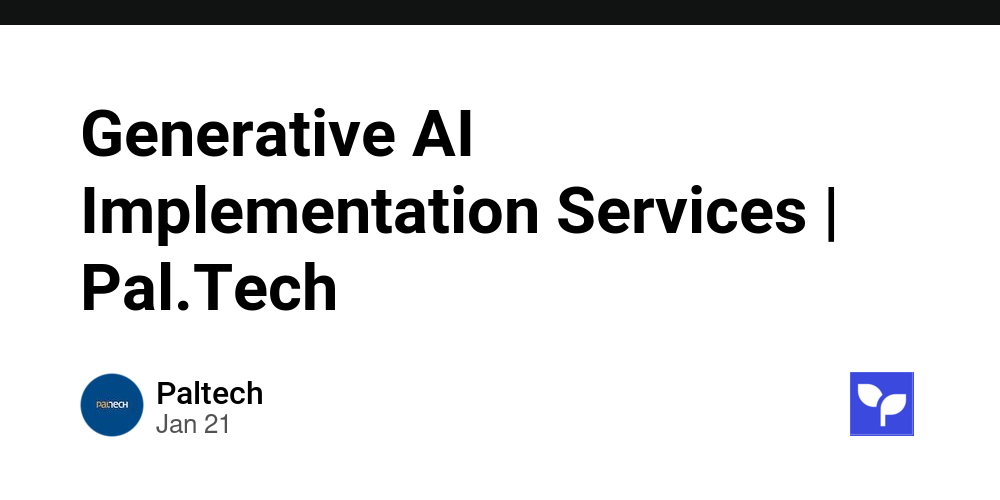 Generative Ai Implementation Services Pal Tech Goglides Dev 🌱