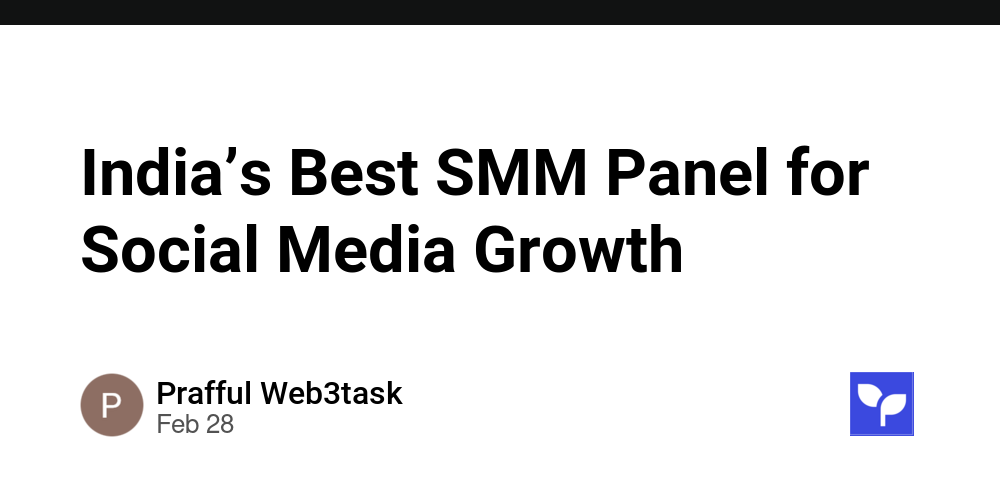 India’s Best SMM Panel for Social Media Growth - Goglides Dev 🌱