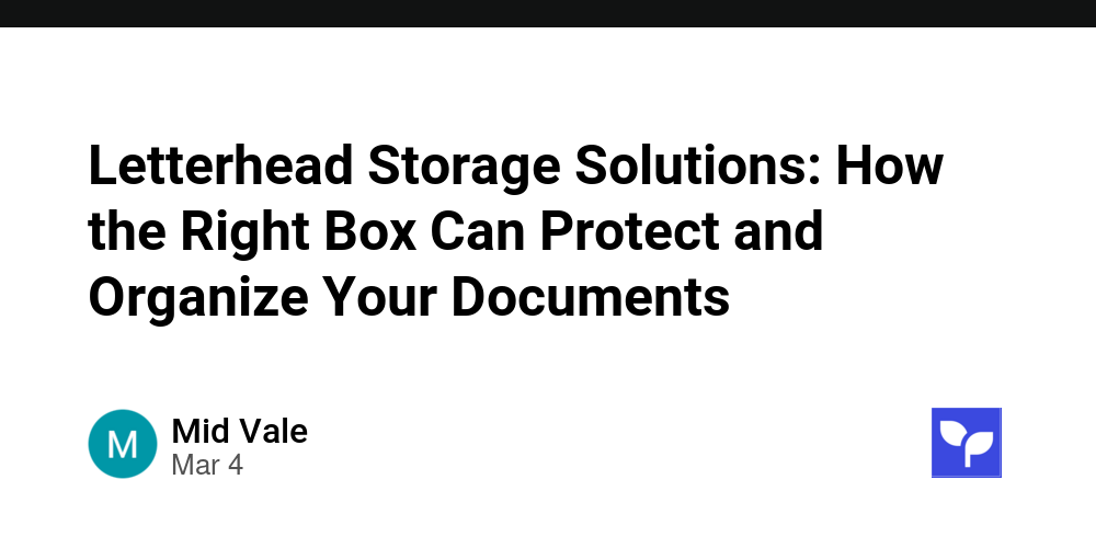 Letterhead Storage Solutions: How the Right Box Can Protect and Organize Your Documents ...